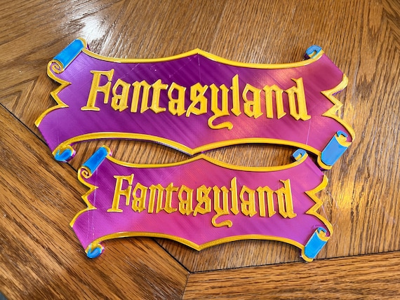 Fantasyland Inspired Sign - Etsy