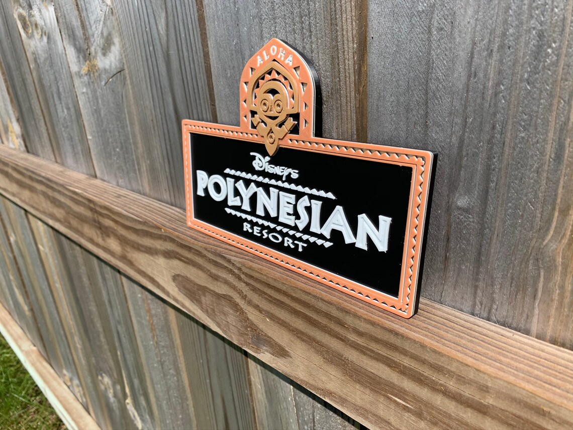 Polynesian Resort Sign - Etsy