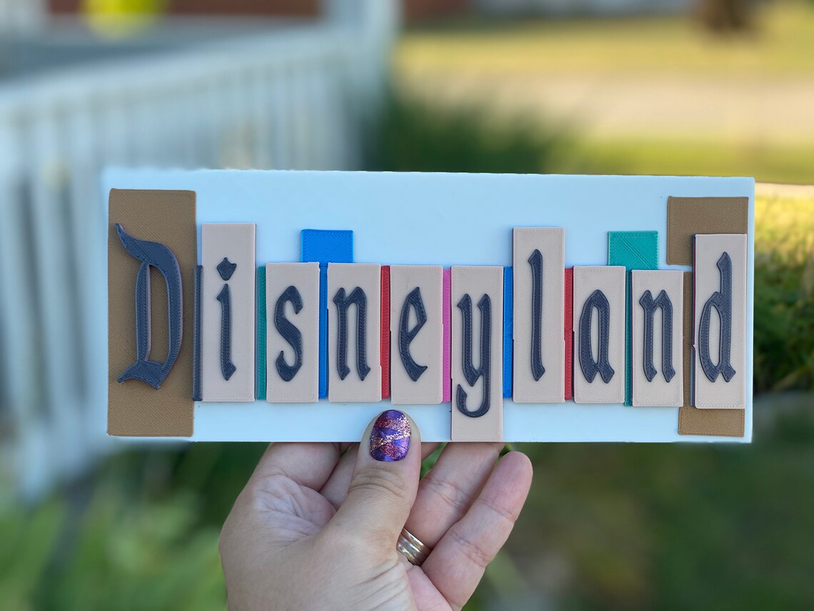 Disneyland Inspired Sign - Etsy