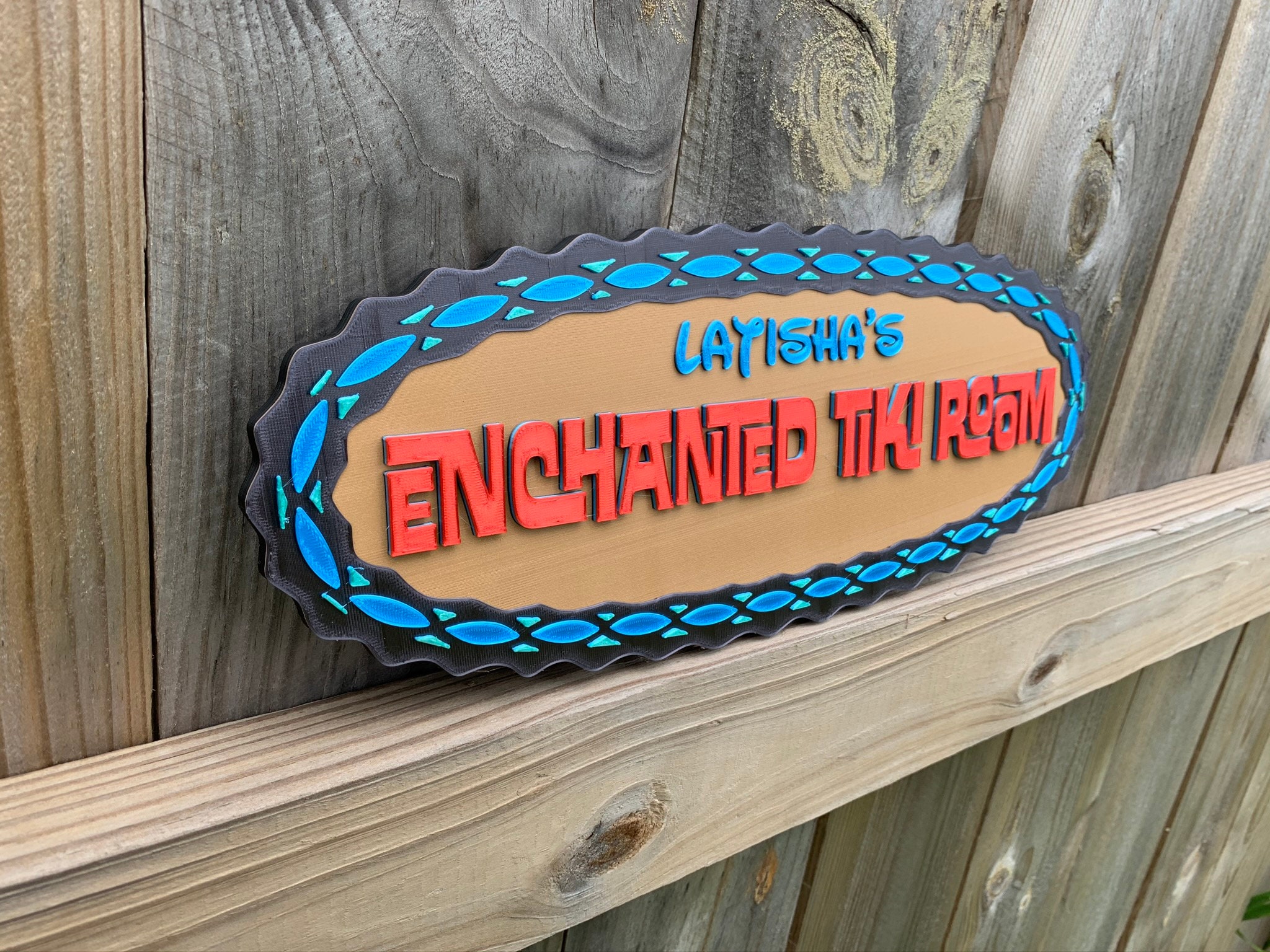Enchanted Tiki Room Sign personalization - Etsy