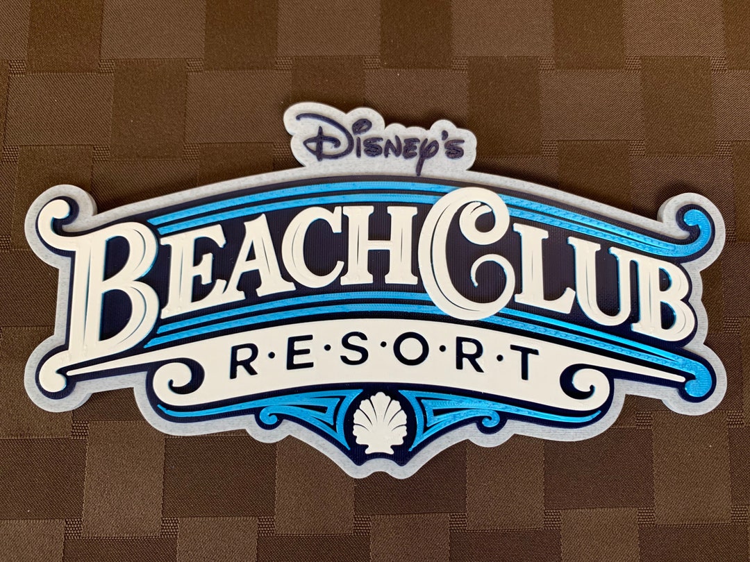 Beach Club Resort Sign - Etsy