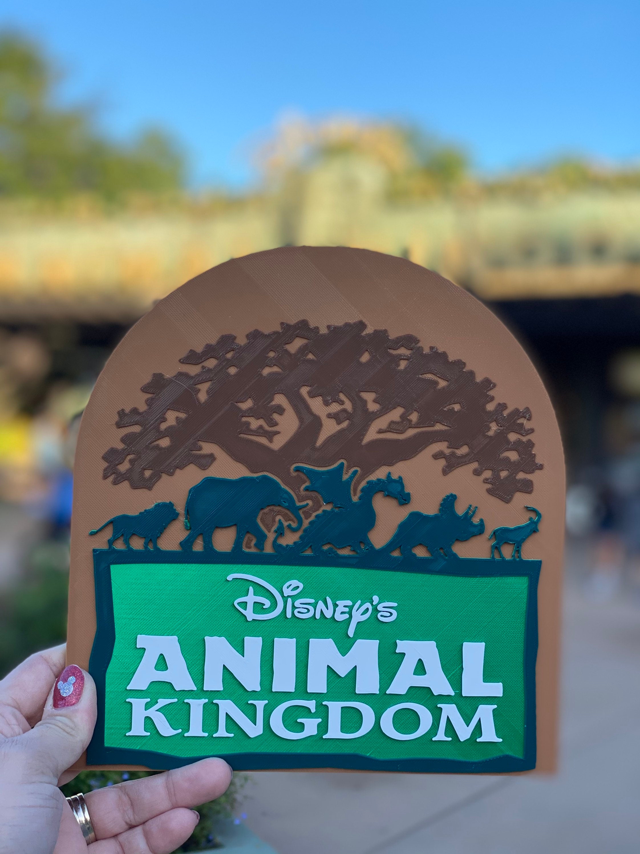Animal Kingdom Inspired Sign - Etsy