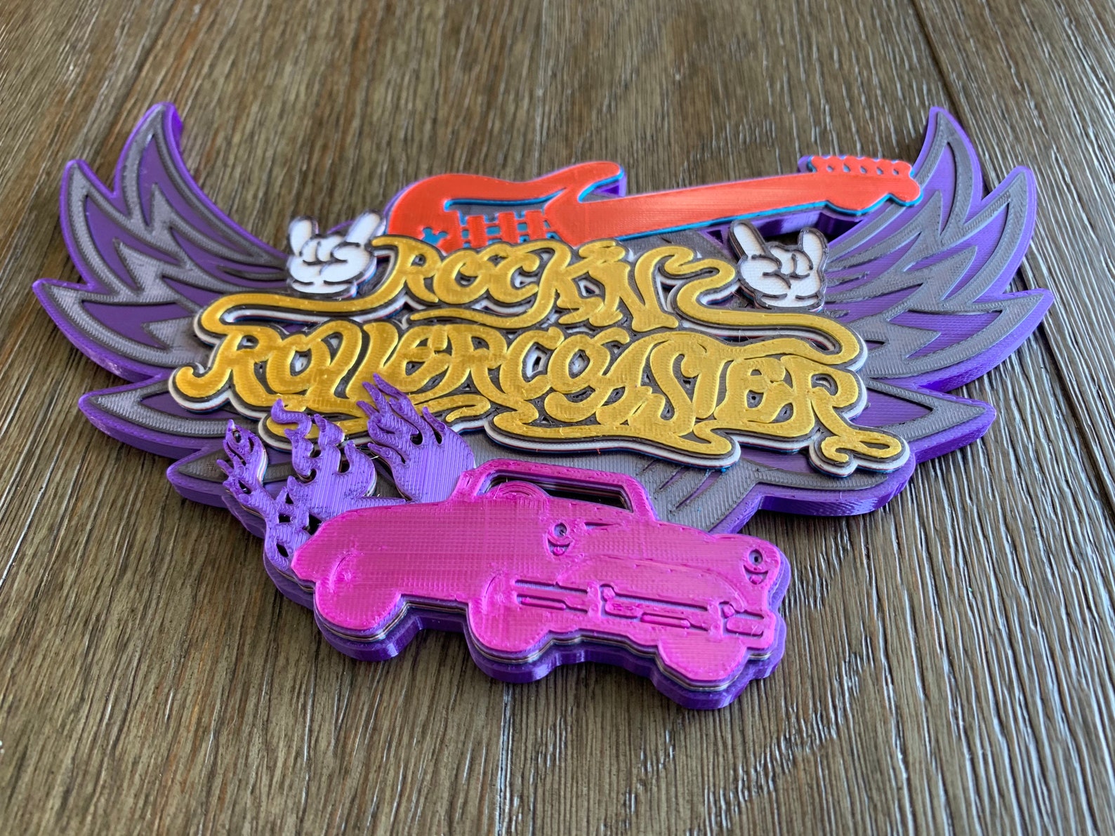 Rock n Roller Coaster Inspired Sign - Etsy