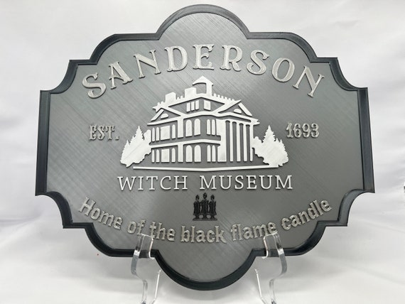 Sanderson Witch Museum Inspired Sign glows in the Dark - Etsy