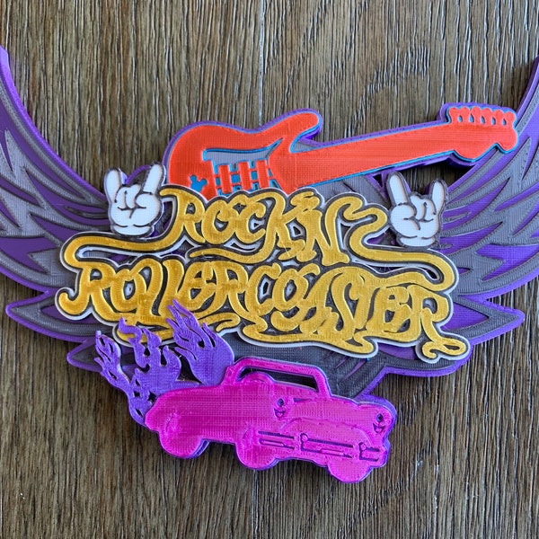 Rock N Roller Coaster Svg - Etsy