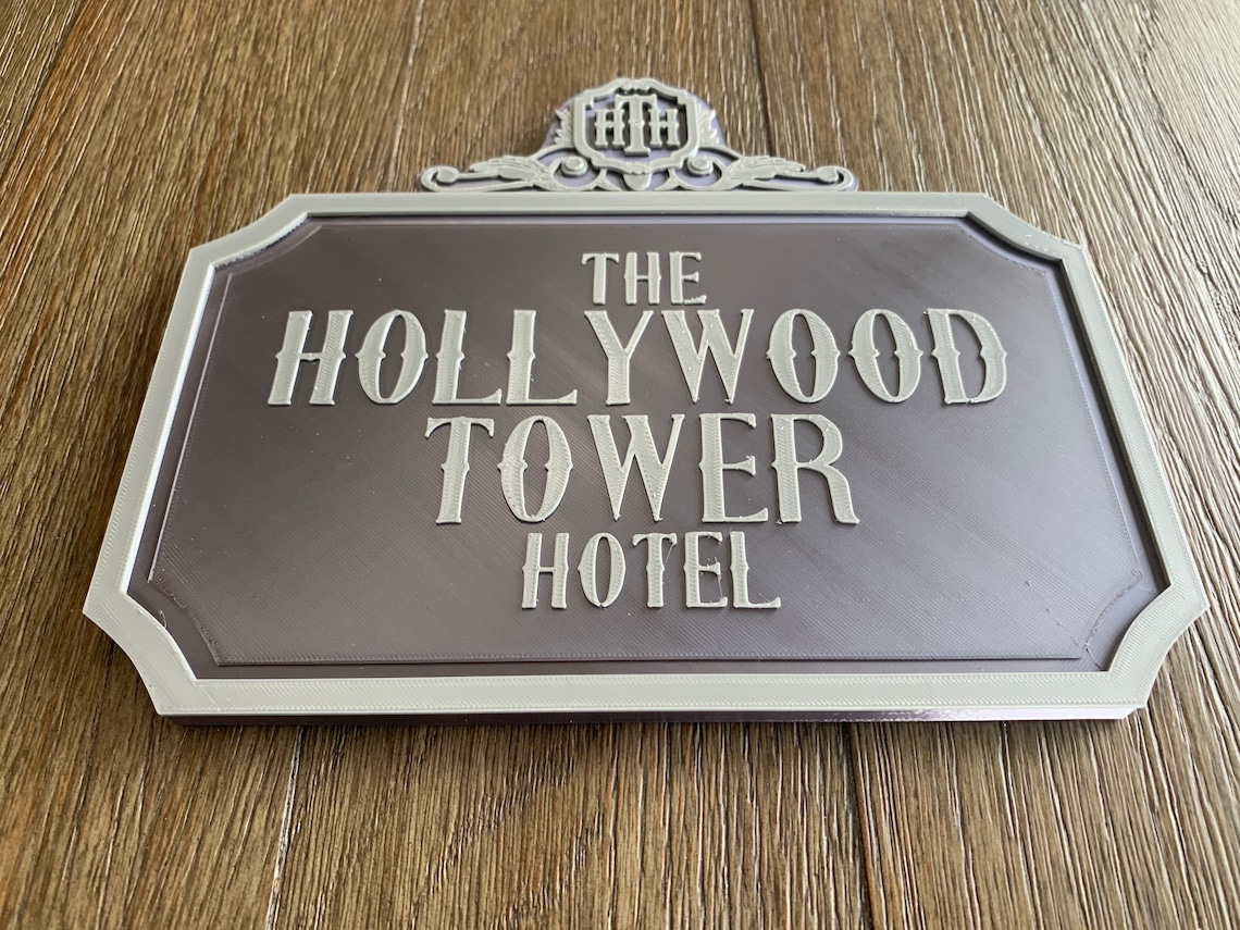 Tower of Terror Inspired Sign - Etsy