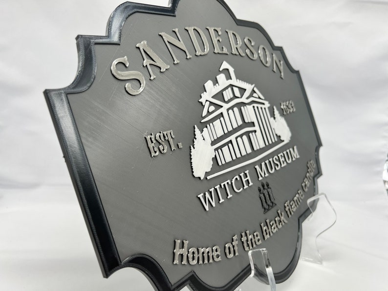 Sanderson Witch Museum Inspired Sign glows in the Dark - Etsy