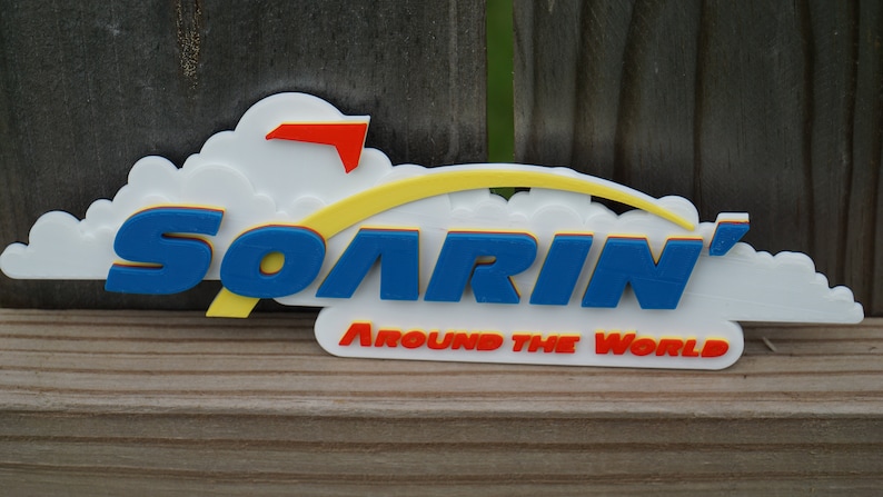 Soarin' Around the World Sign | Etsy