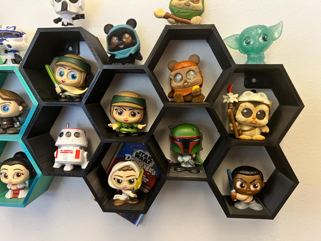 Hexagon Wall/counter Display, Minifig, Doorables - Etsy
