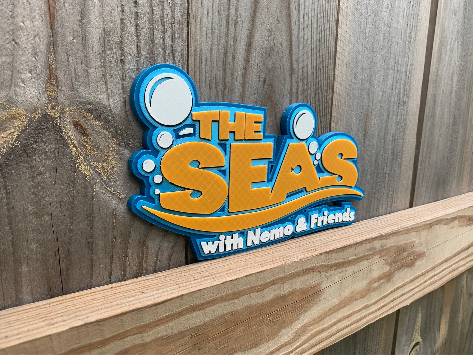 The Seas With Nemo and Friends Sign - Etsy