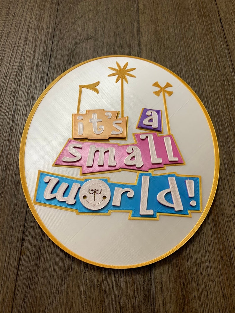 Its a Small World Sign | Etsy