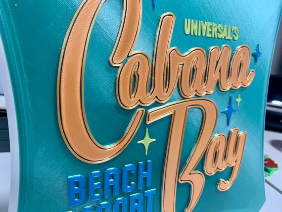 Cabana Bay Resort Beach Sign