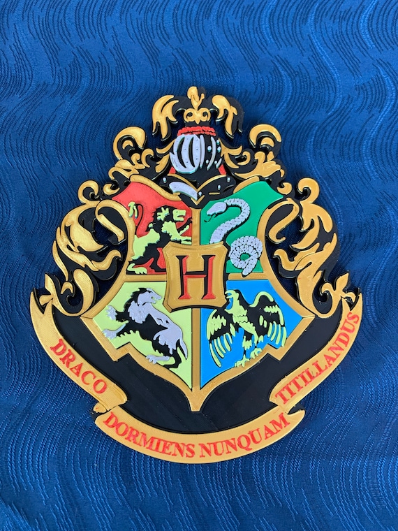 Magic School Crest Inspired Wall Art | Etsy