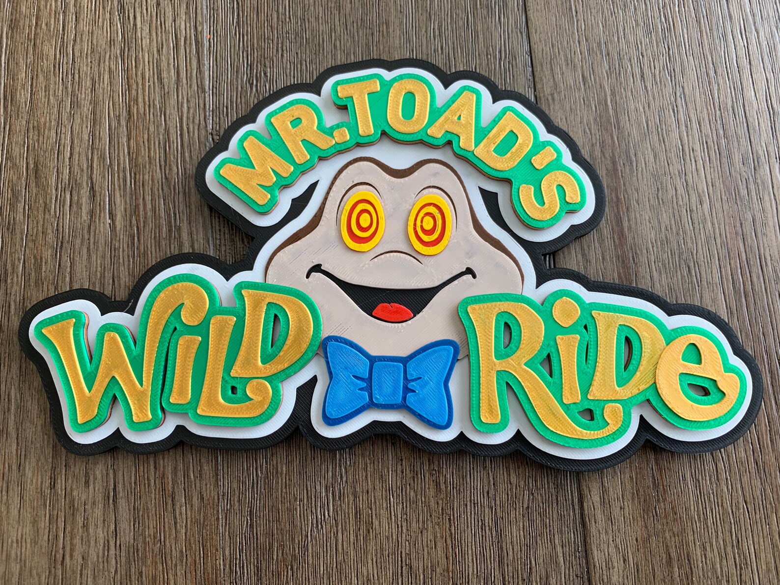 Mr. Toads Wild Ride Sign - Etsy