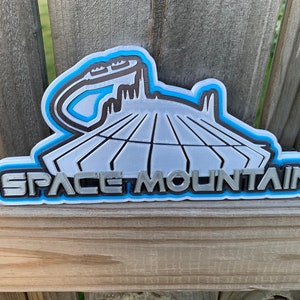 Space Mountain Sign - Etsy
