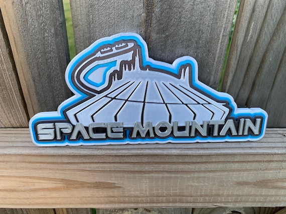 Space Mountain Sign
