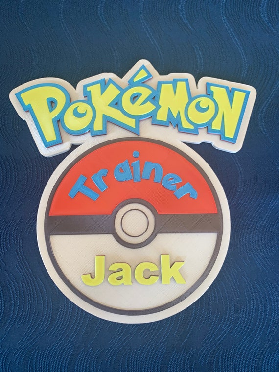 Pokémon Trainer Sign customizable | Etsy