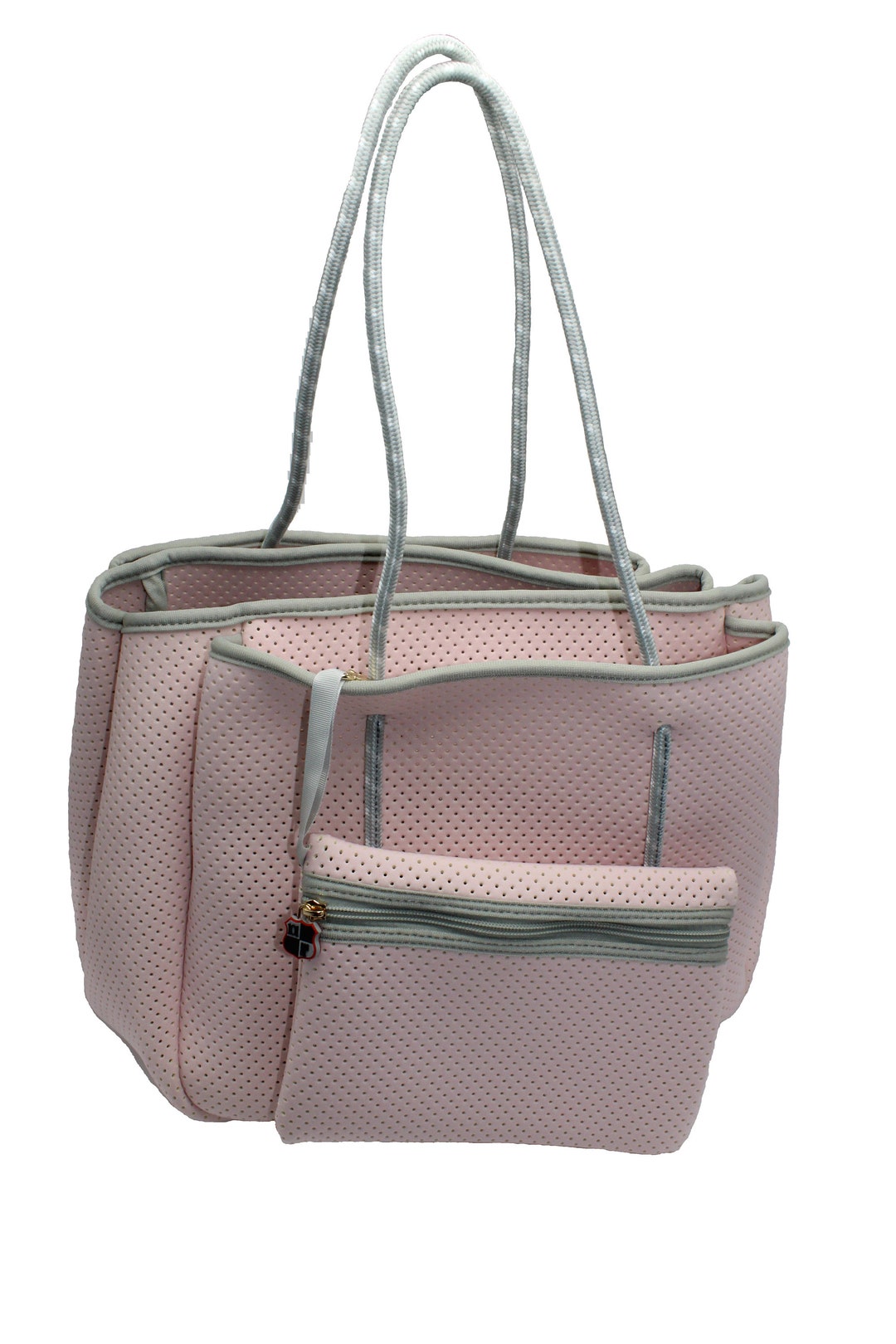 Neoprene Tote Bag With Matching Pouch Pink - Etsy