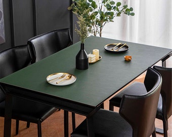 Leather Table Cover - Etsy