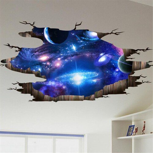 3d Space Bridge Floor Vinyl Decal Bathroom Living Room - Etsy