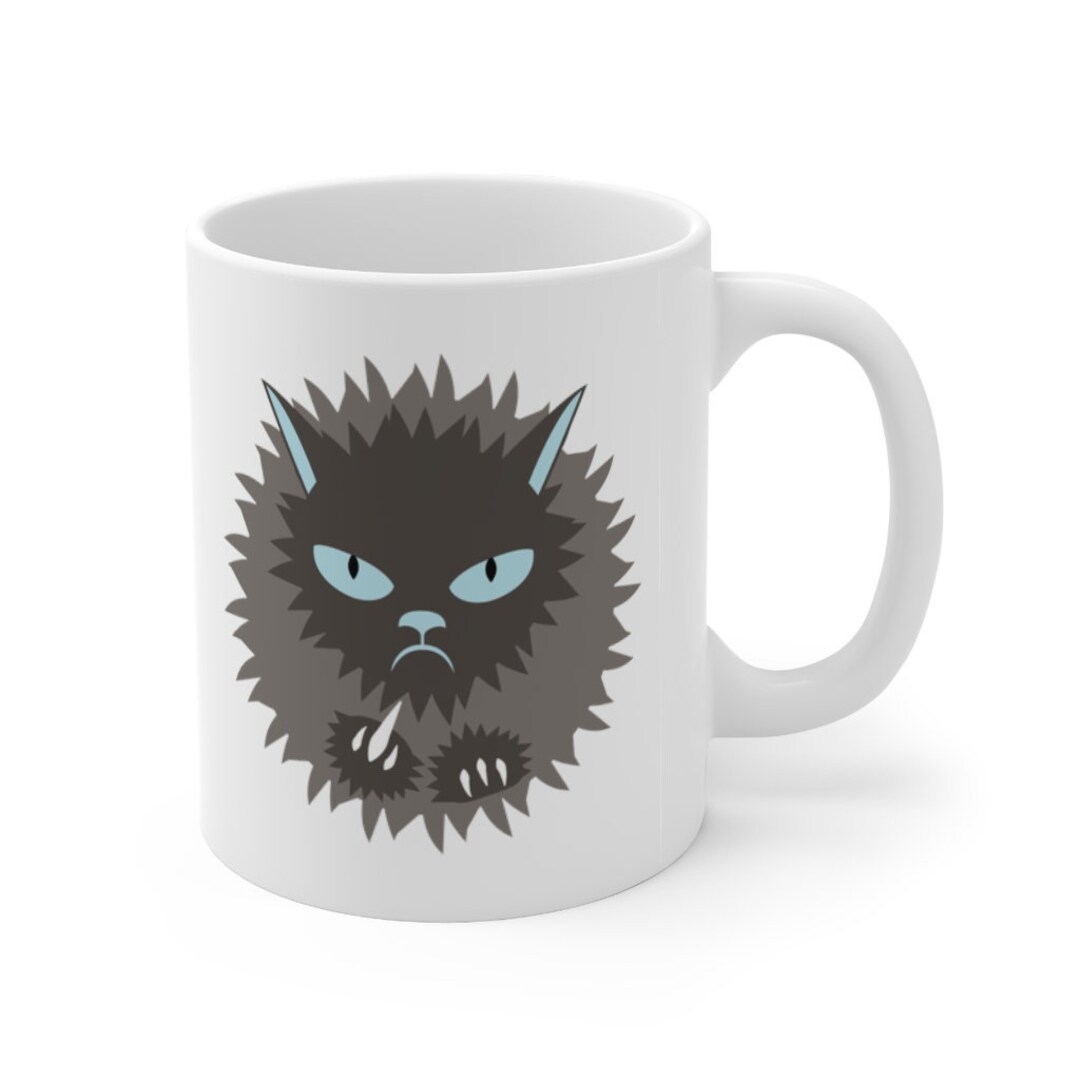 Cat Middle Finger Mug | Grumpy Cat Middle Finger | Cat Lover Mug - Etsy