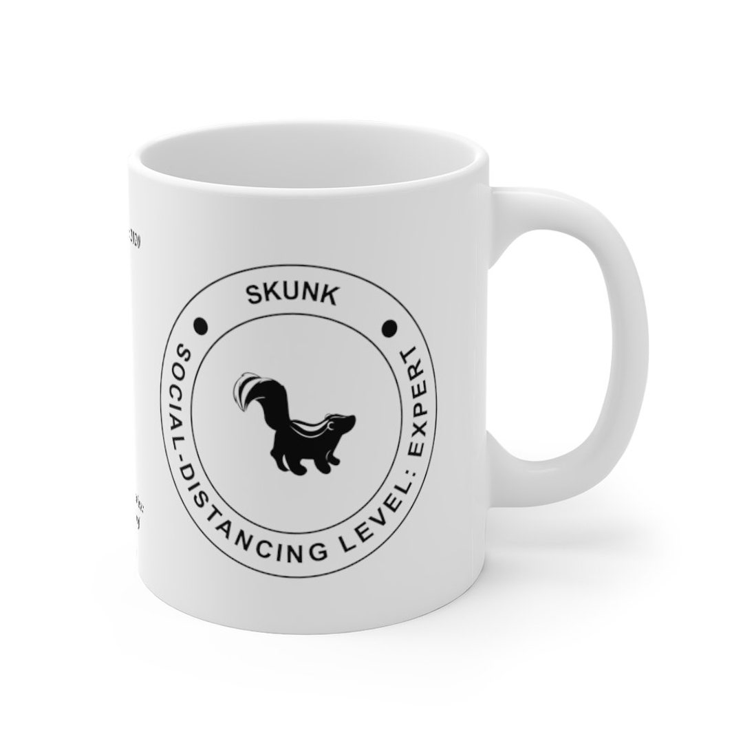 Social Distancing | Skunk Mug | Skunk | Funny Mug | Gift | Social ...