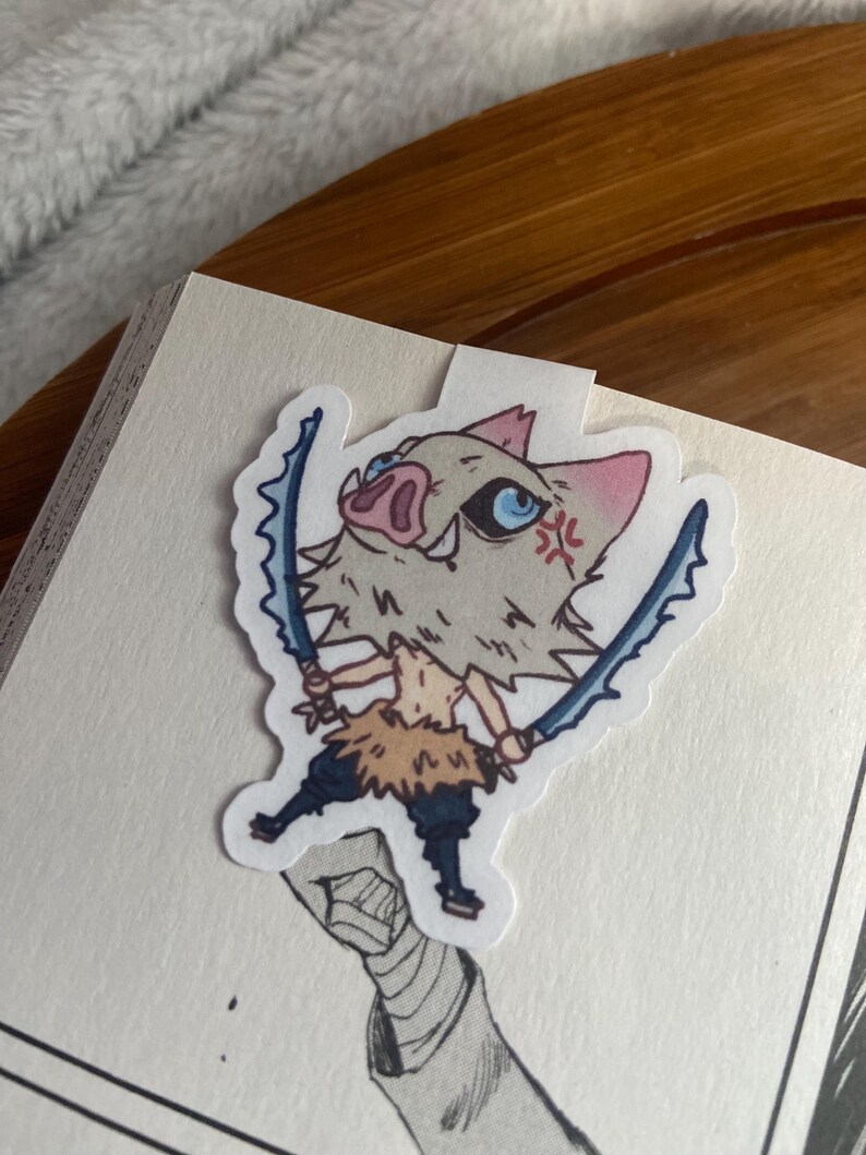 Demon Slayer Magnetic Bookmark— Kimetsu Bookmark— Demon Slayer Bookmark ...