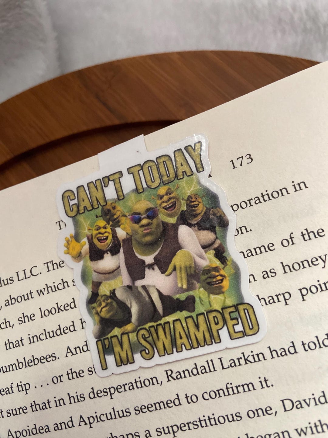 Shrek Magnetic Bookmark— Swamped Bookmark - Etsy