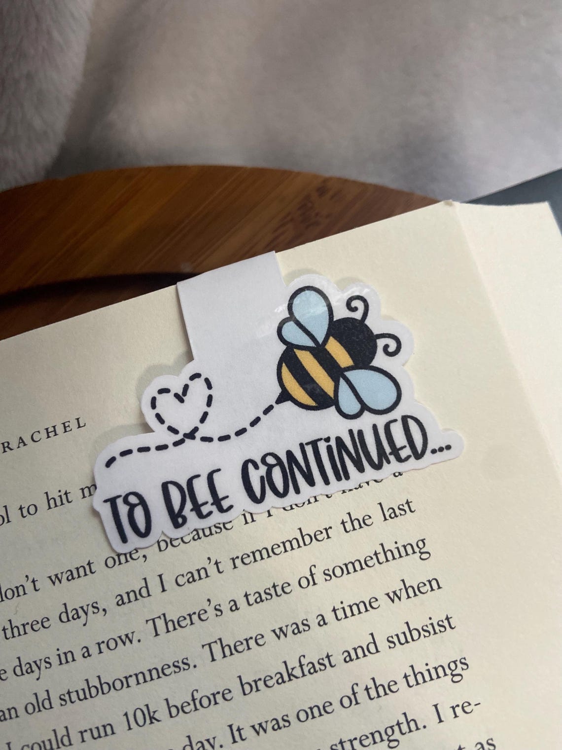 Bee Magnetic Bookmark— to Bee Continued Bookmark - Etsy