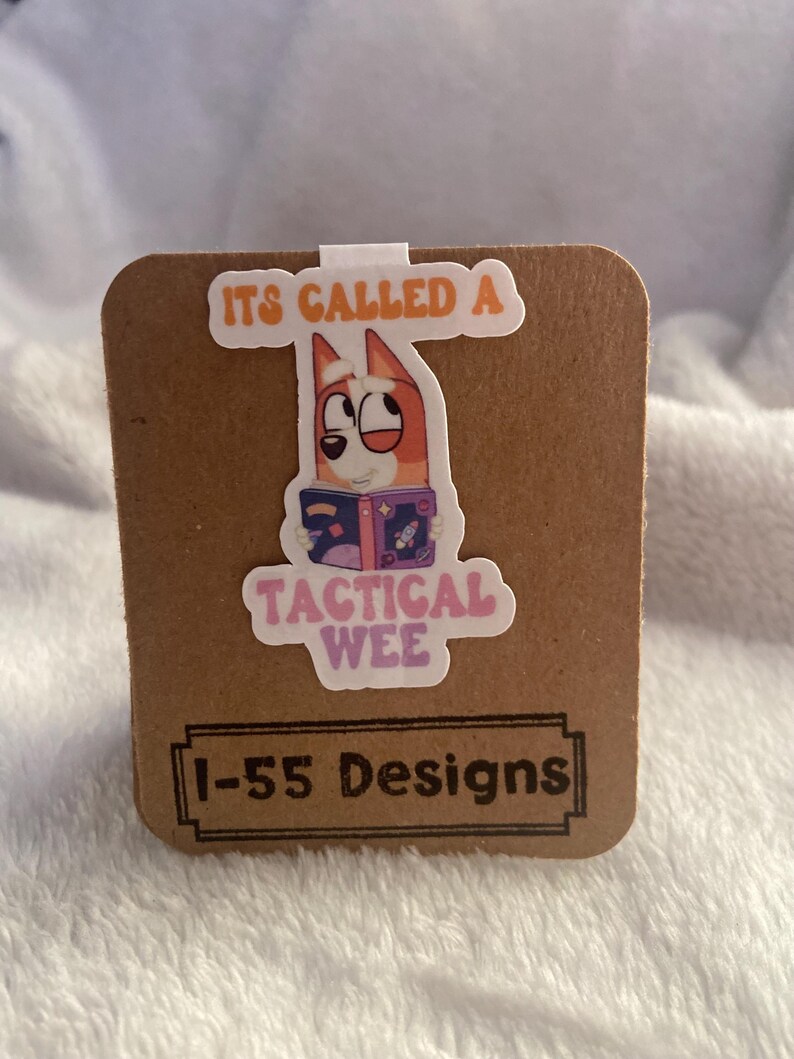 Bluey Magnetic Bookmark— Chilli Bookmark— Blueys Mom Bookmark- Tactical ...