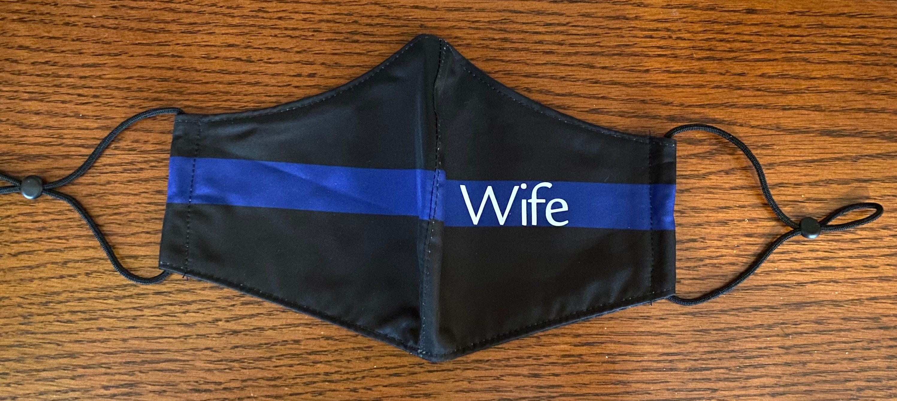 Personalized Thin Blue Line Face Masks - Etsy