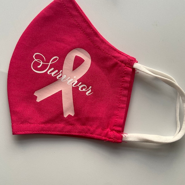 Breast Cancer Mask - Etsy