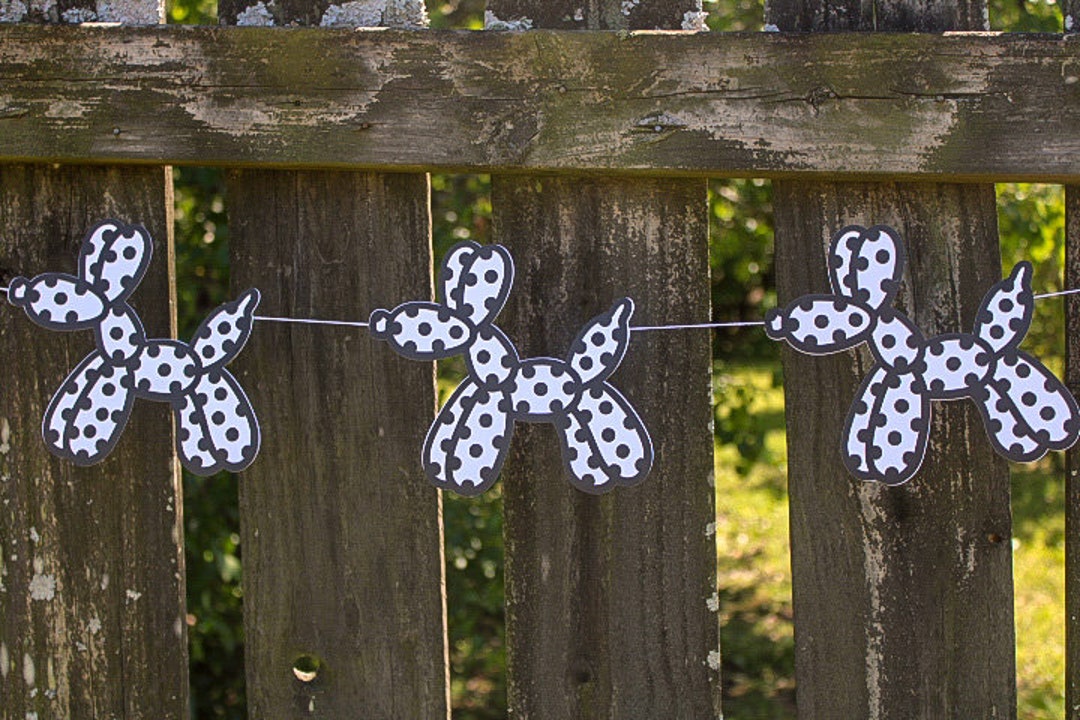 Dalmatian Balloon Dog Party Banner - Etsy