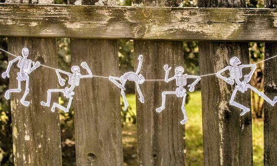 Dancing Skeleton Banner - Etsy
