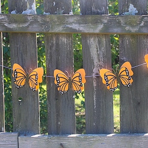 3D Monarch Butterfly Party Banner - Etsy