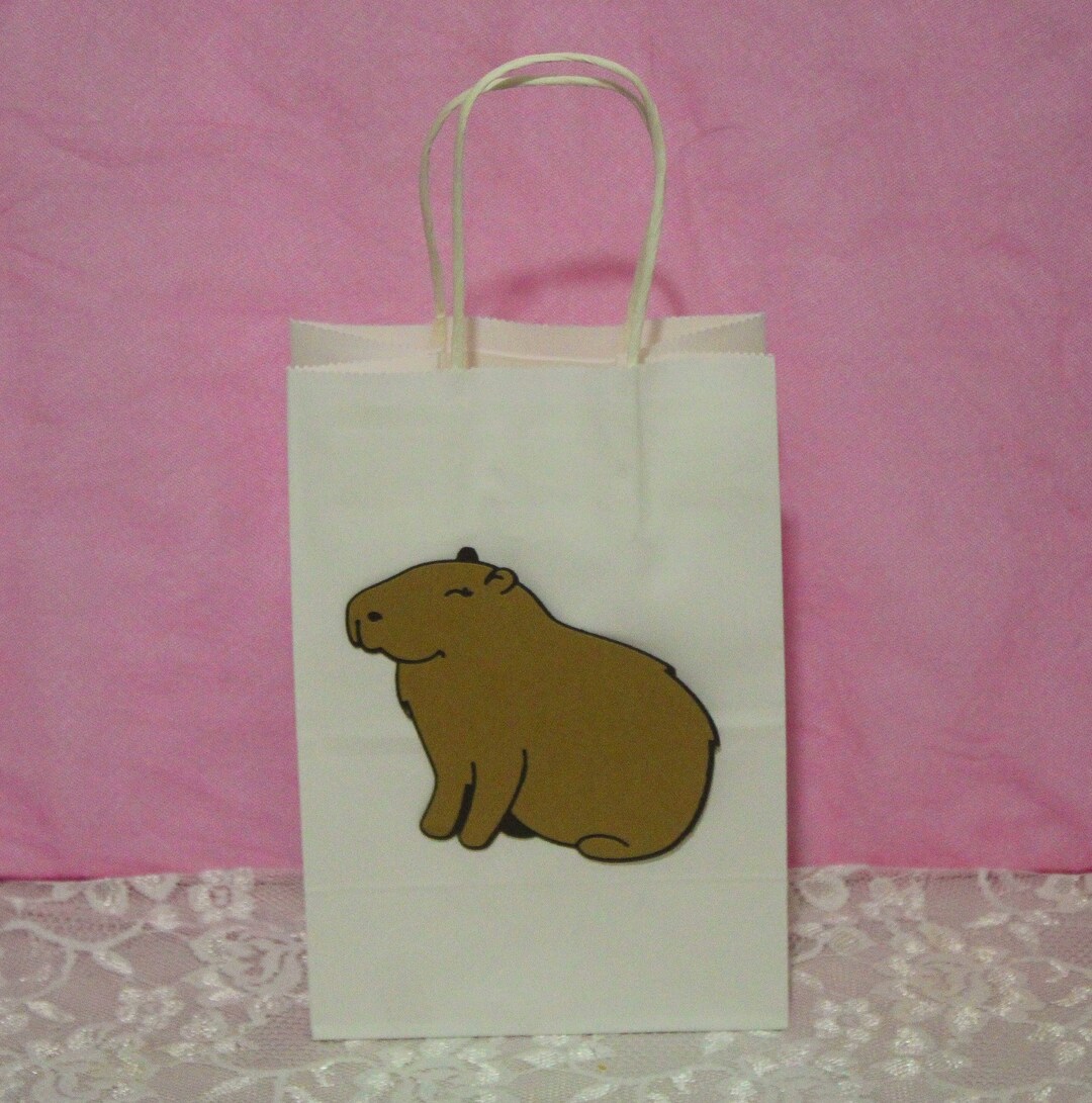 Capybara Party Favor/gift Bags - Etsy