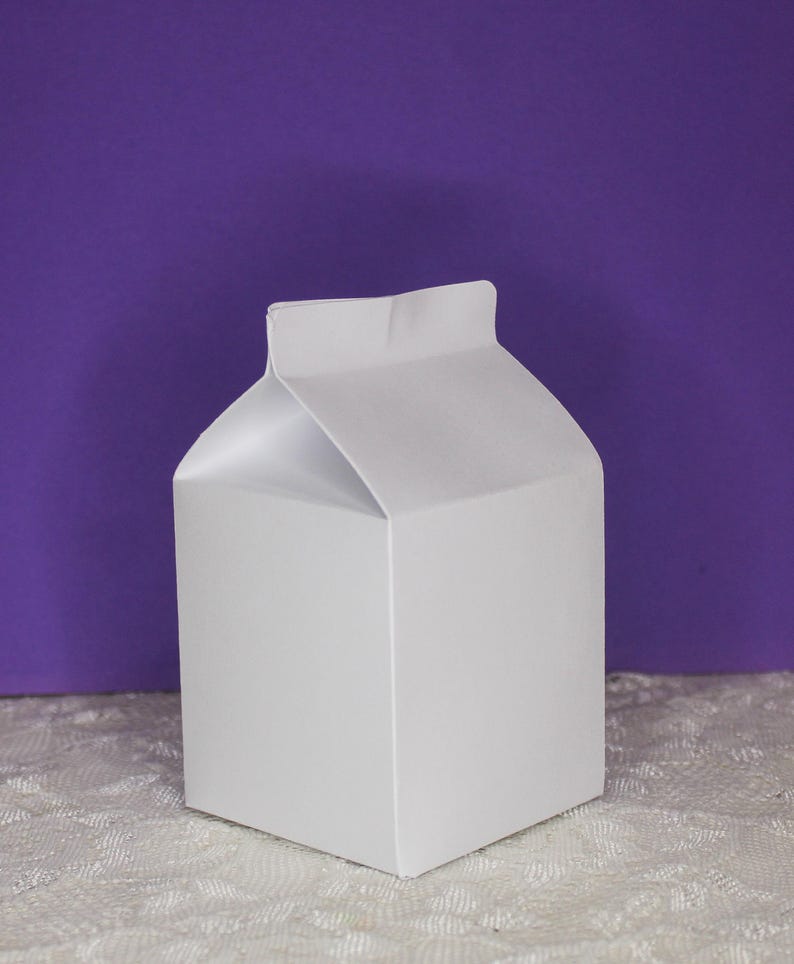 Milk Carton Favor Box - Etsy