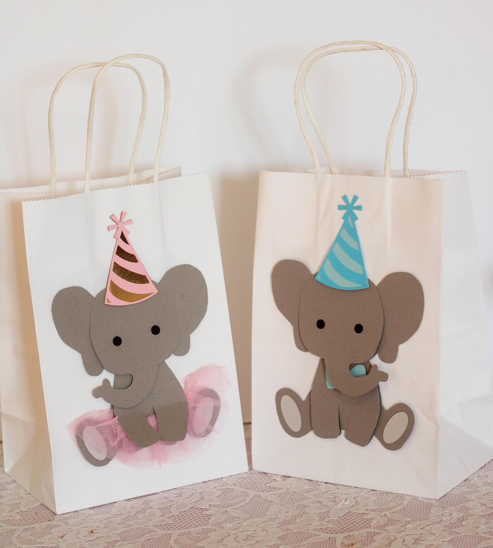 Baby Elephant Favor/gift Bags - Etsy
