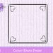 Corner Hearts Doodle Frame | SVG PNG | Printable Clip Art | Hand-drawn ...