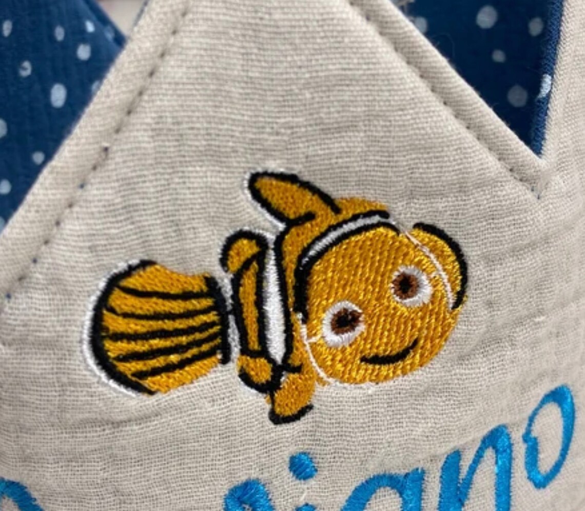 Embroidery Design NEMO Fish 3 Sizes Pes Hus Jef - Etsy