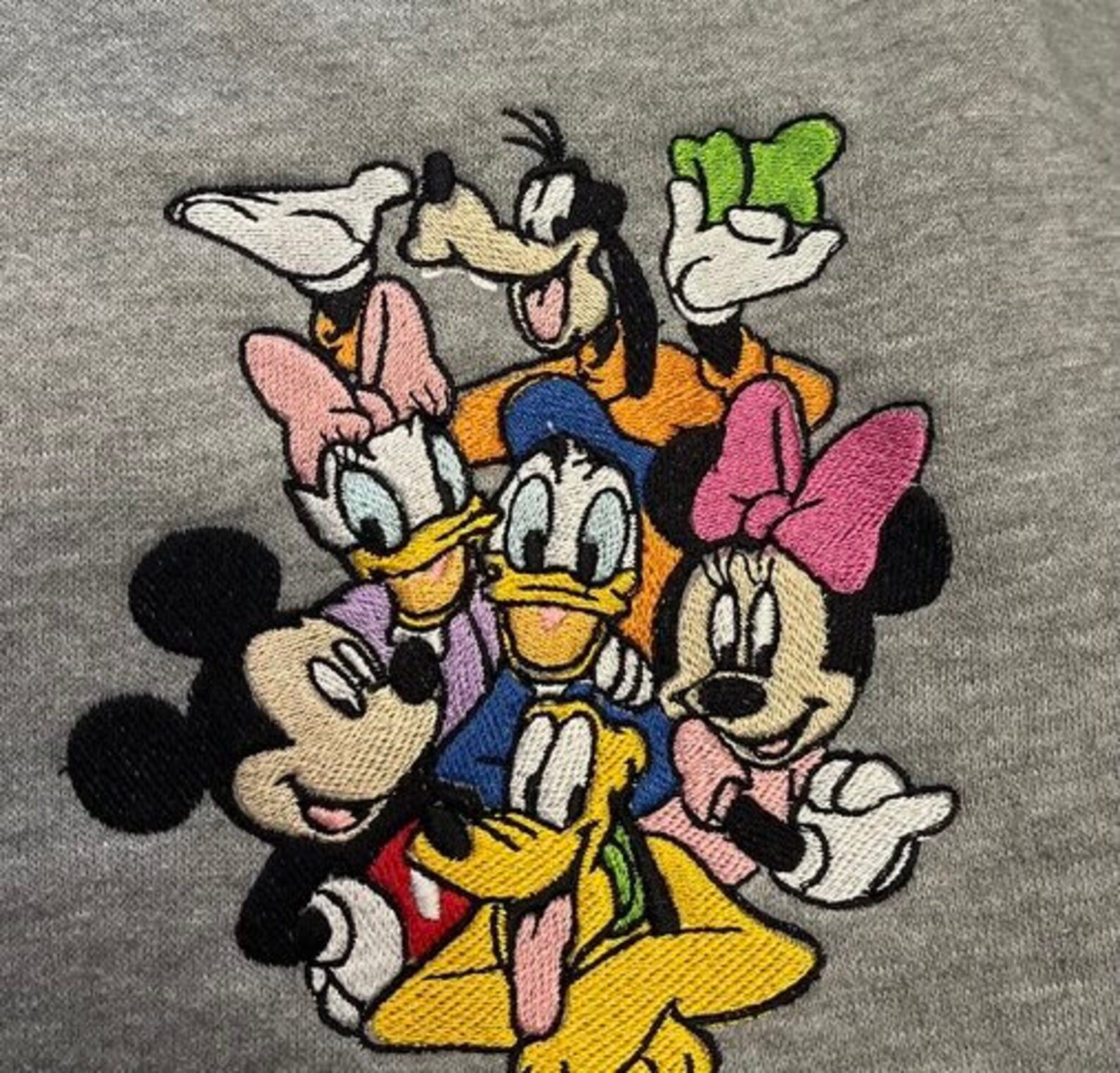 Embroidery Design Mickey Minnie Mouse Friends Pes Hus Jef 3 Sizes - Etsy