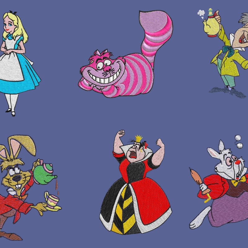 Alice Embroidery Design - Etsy