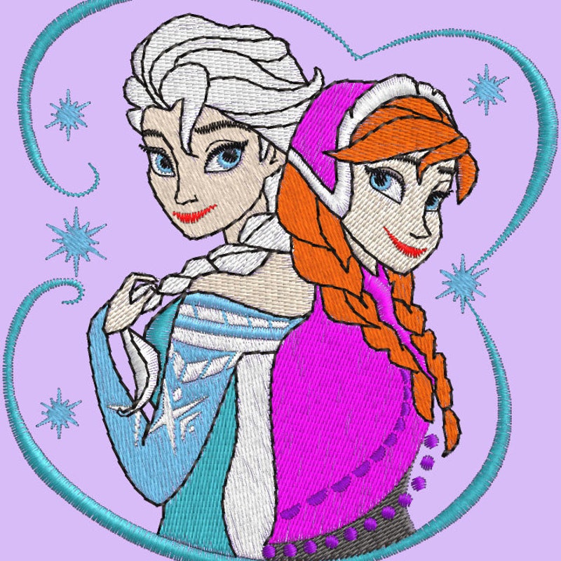 Frozen Embroidery - Etsy