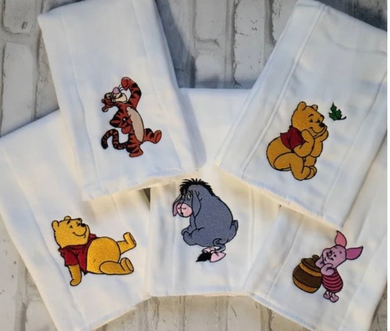 Embroidery Design 5 Set Winnie Pooh Tigger Donkey Pes Hus Jef - Etsy