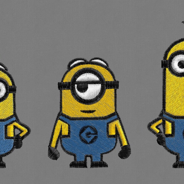 Minion Embroidery Design - Etsy