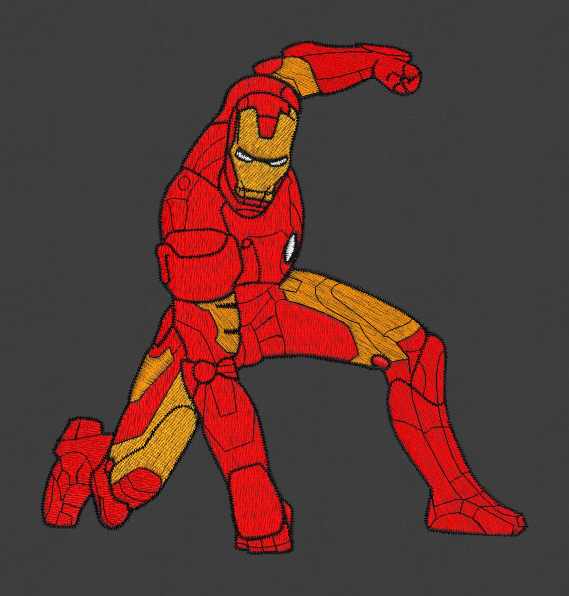 Custom Embroidery Design Ironman Superhero Pes Hus Jef 2 Sizes - Etsy