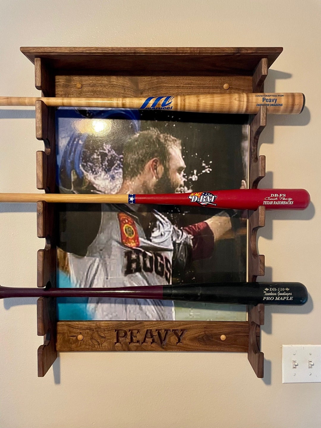 Baseball Bat Display - Etsy