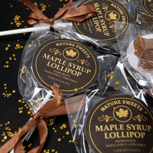 Organic Maple Syrup Lollipops | Handcrafted Hard Candy | Natural ...