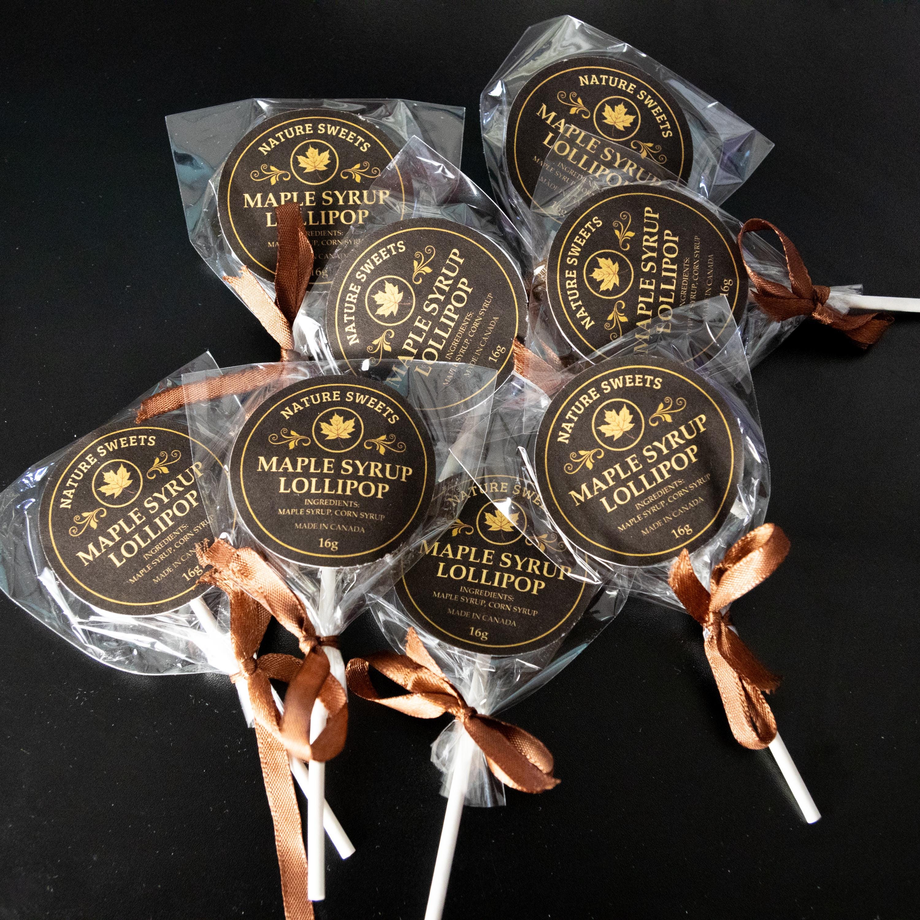 Organic Maple Syrup Lollipops | Handcrafted Hard Candy | Natural ...