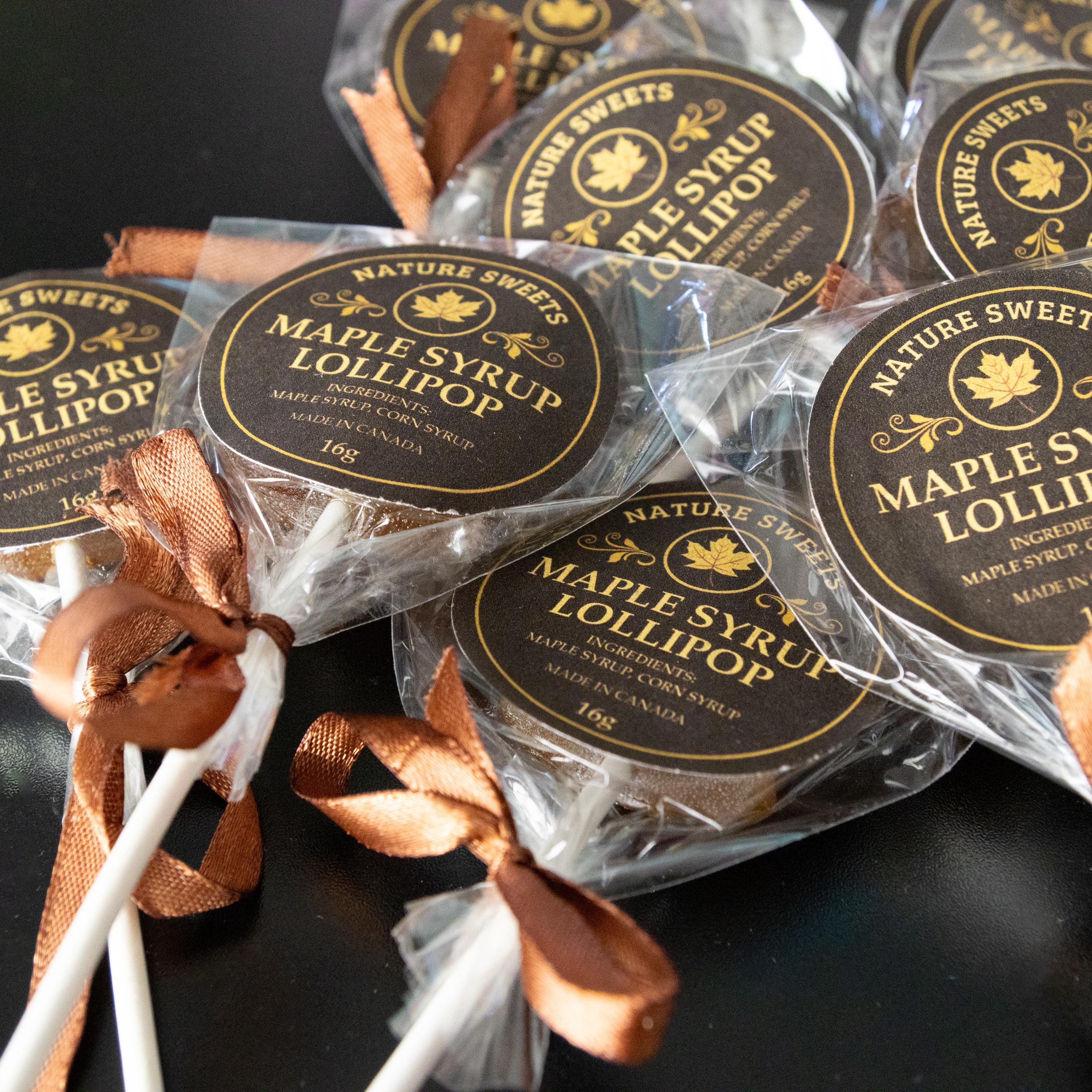 Organic Maple Syrup Lollipops | Handcrafted Hard Candy | Natural ...